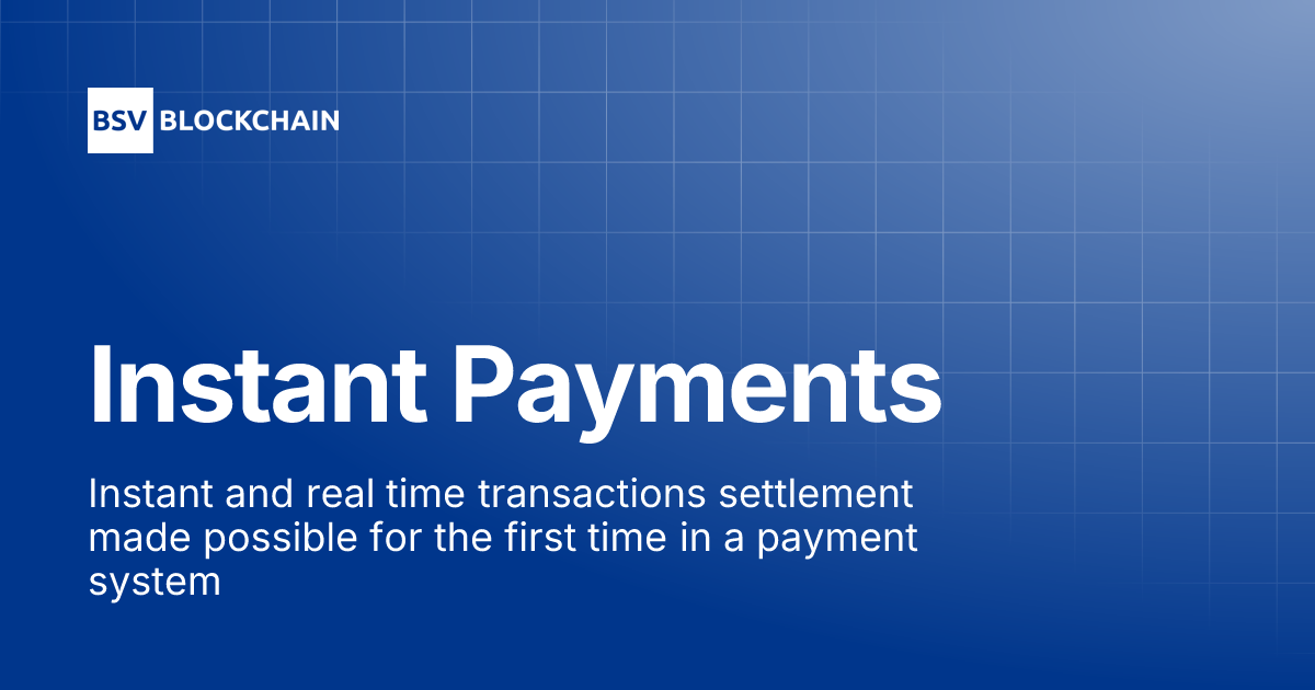 Instant Payments | Bitcoin Protocol Documentation