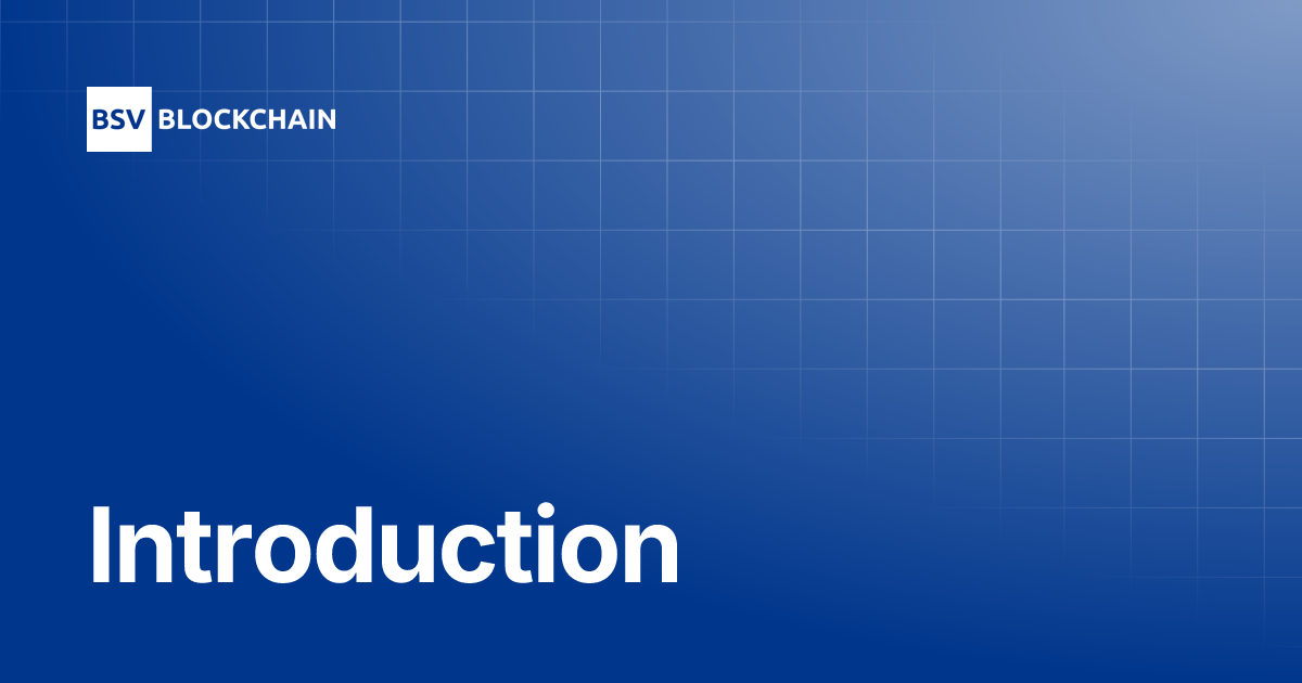 Introduction | Bitcoin Protocol Documentation